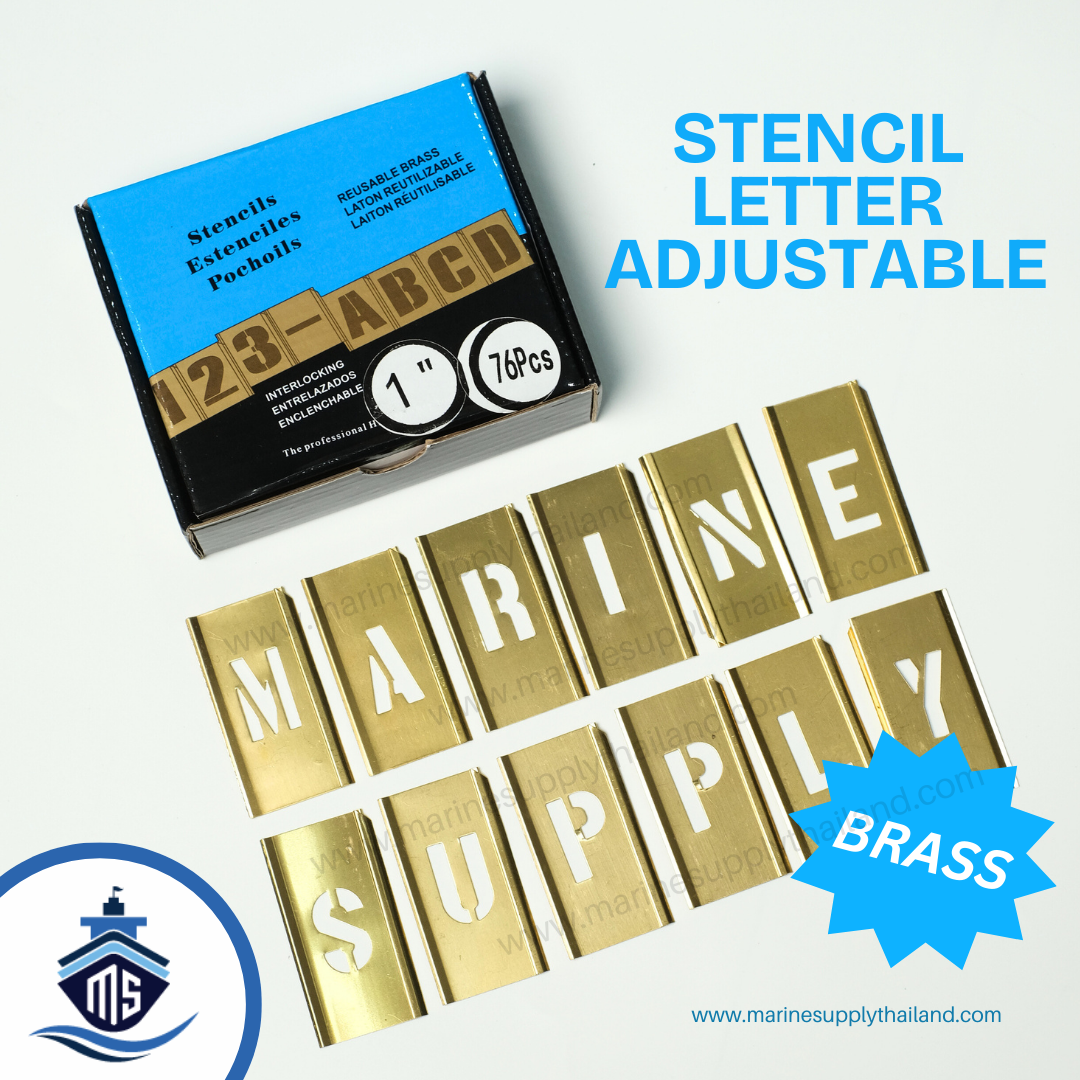 STENCIL LETTER ADJUSTABLE — บริษัท มารีน ซัพพลาย จำกัด